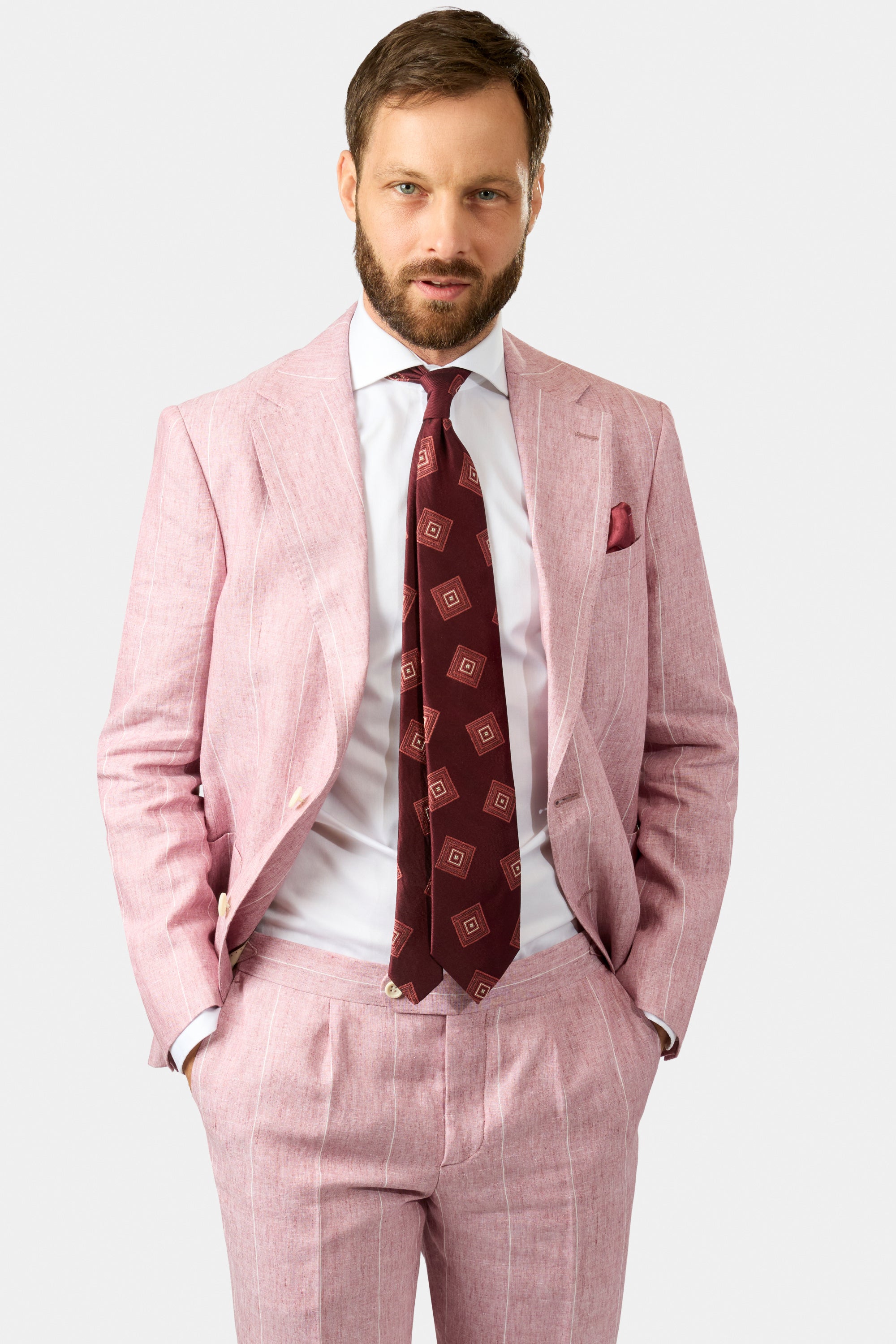 Røde jakkesæt | 100% Italiensk topkvalitet – Deerest Copenhagen