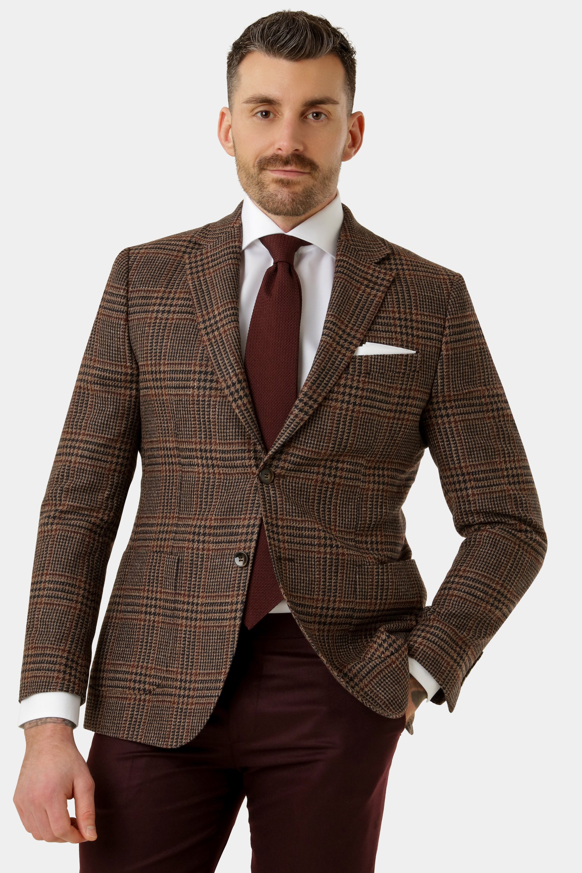 Tweed ternet jakke - køb online her | Deerest – Deerest Copenhagen